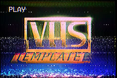 Vhs Effect Template ~ Textures On Creative Market