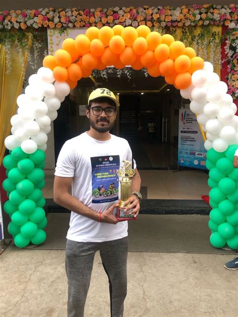 Himanshu Sahu On Linkedin Cycling Fitness Proudmoment