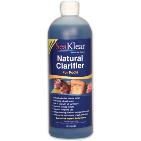 Seaklear Natural Clarifier For Pools 1 Quart