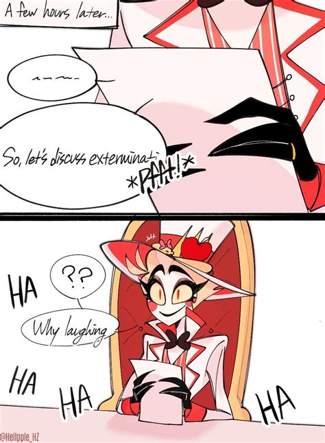 Anime Comic Strip Hazbin Hotel Characters