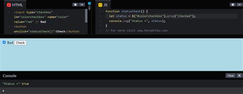 How To Check If Checkbox Is Checked In Jquery Moreonfew