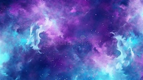 Generative Ai An Abstract Galaxy Pattern In Shades Of Blue And Purple