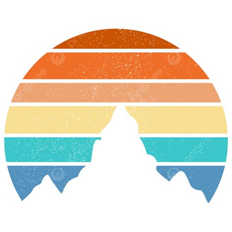 Vintage Retro Sunset Background Vintage Retro Striped Sunset Sunset