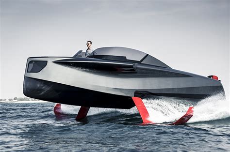 This Sleek Flying Yacht Is The Hybrid Powered Hydrofoil Of Your