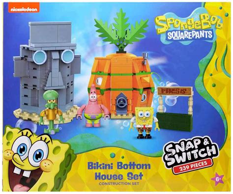 Spongebob Squarepants Snap Switch Bikini Bottom House Construction Set Well Played Toys Toywiz