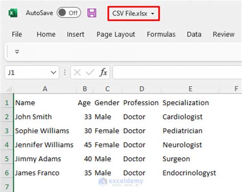 How To Convert Csv To Excel With Columns 5 Methods Exceldemy