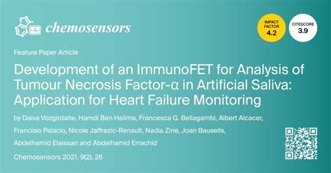 Chemosensors Mdpi On Linkedin Featurepaper Article Immunofet Tumour