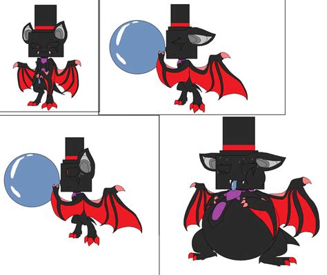 Rico The Vampire Bat Balloon Blowback Inflation By Glowkiebolt64 On