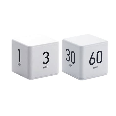 Cube LED Timer For Cooking Shower Study Alarm Cloc Vicedeal