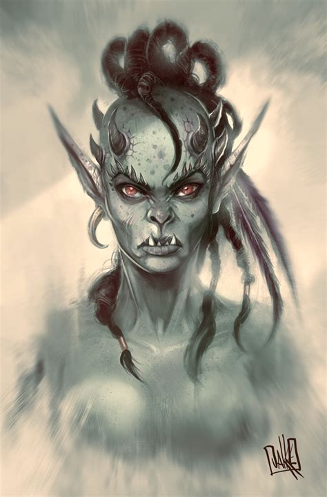 Female Orc Warrior By Jakkev On Deviantart