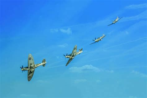 Tribute To The Grace Spitfire Ml407 Photograph By Steve Whitham Pixels