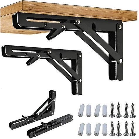 Folding Bracket Piece 250300mm Folding Bracket Wall Shelf Heavy Duty