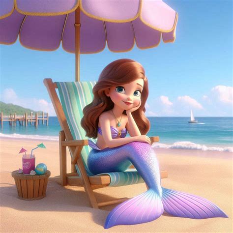 Disney Princess Day At The Beach Sofia By Mermaidan On Deviantart
