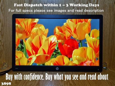 Hp 215” Inch Full Hd 1920x1080 Led Dp Displayport Vga Widescreen Monitor Hp Ebay Vga