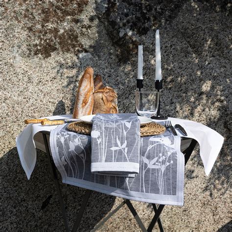 Airy Organic Cotton Linen Woven Table And Kitchen Textiles Collection