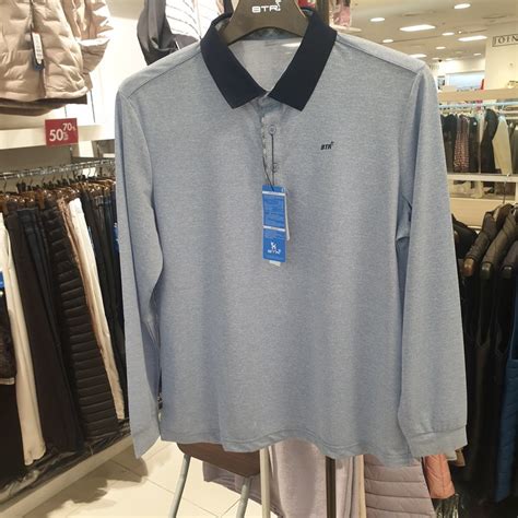 Btr골프뉴코아울산 남성 봄여름 긴팔 카라 티셔츠 But0439m 이랜드몰