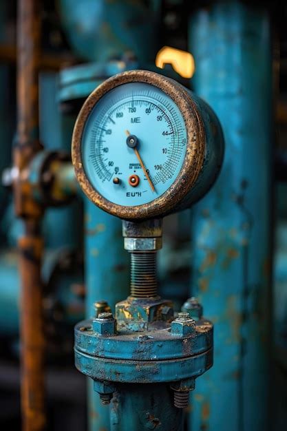 Manometer Pressure Industrial Pressure Gauge Premium Ai Generated Image