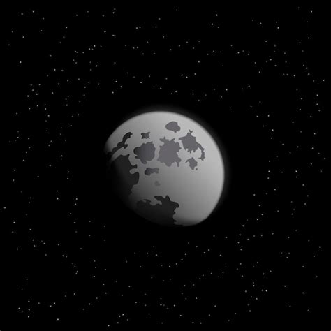 Premium Vector Moon Vector Art