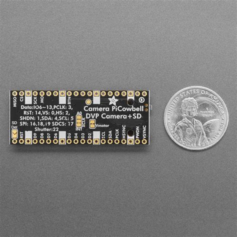 Adafruit Picowbell Camera Breakout Wide Angle 120 Degree Lens Reset