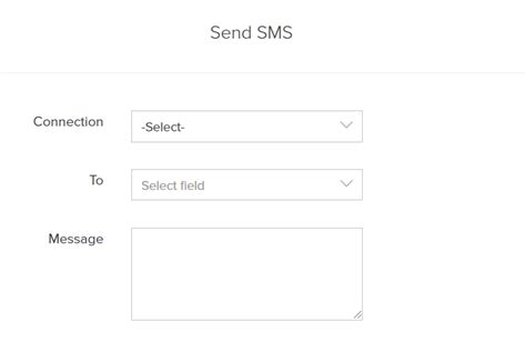 Configure Send Sms Action Zoho Creator Help