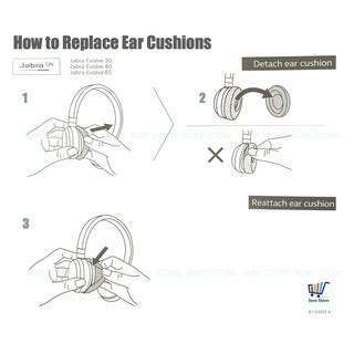 Jabra Foam Ear Cushion For Evolve Shopee Philippines