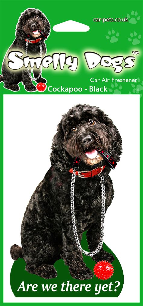 Cockapoo Black Car Air Fresheners X 2 Pieces Car Pets Ts For
