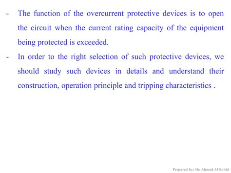 Lecture 2 Introduction To Overcurrent Devices Pdf
