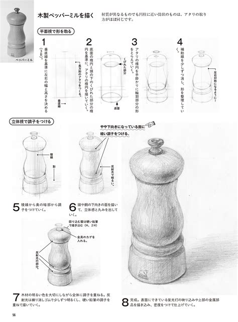 鉛筆デッサン基本のき やさしく楽しくデッサンを始めよう ホビージャパンの技法書