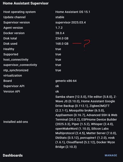 Hard Drive Space Suddenly Up To 75 Home Assistant Os Home Assistant Community