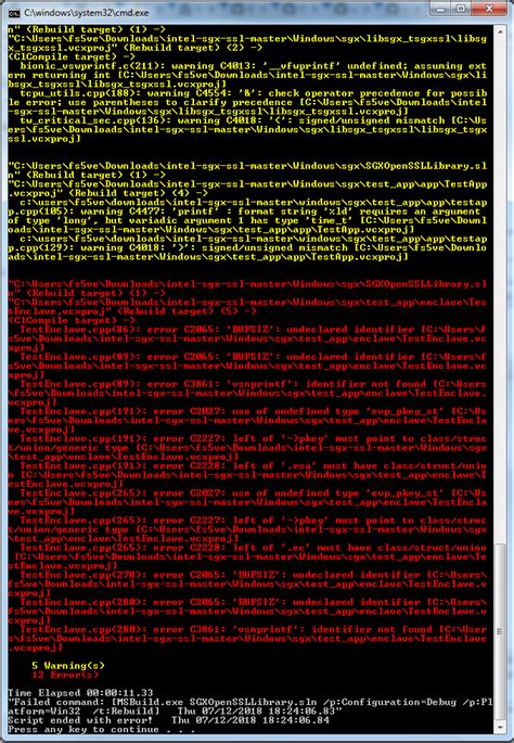 Build Configuration · Issue 26 · Intelintel Sgx Ssl · Github