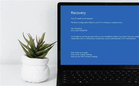 Windows 10 Bcd Boot Errorboot Configuration Data For