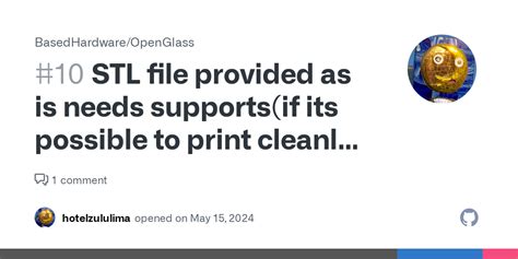 Stl File Provided As Is Needs Supportsif Its Possible To Print Cleanly At All Due To 2 Items