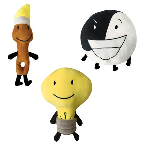 Battle For Dream Island Plush Ies 3 Pack Bfdi Stuffed Pillow