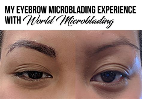 My Eyebrow Microblading Experience With World Microblading Schimiggy Reviews