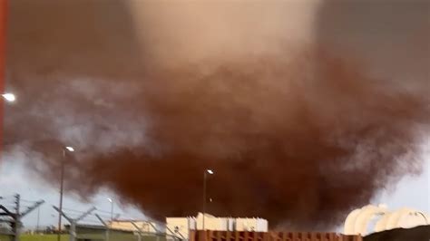 Watch As Powerful Tornado Rips Through Enid Oklahoma