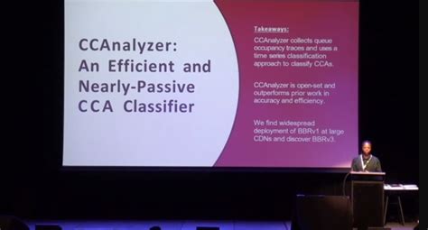 Ccanalyzer An Efficient And Nearly Passive Congestion Control Classifier Sigcomm24