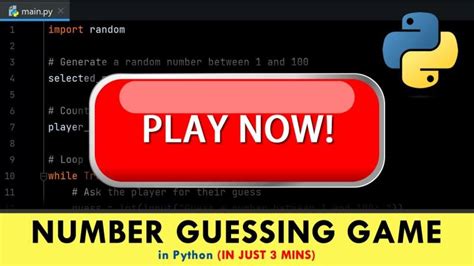 In 3 Mins Learn How To Code A Number Guessing Game In Python Step By