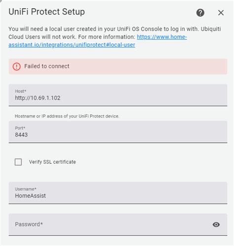 Setting Up UniFi Protect Third Party Integrations Home Assistant