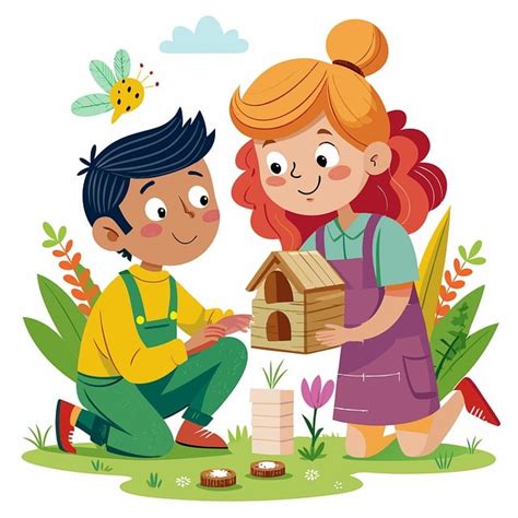 Ai产生的 男孩 女孩 免费矢量图形pixabay Pixabay