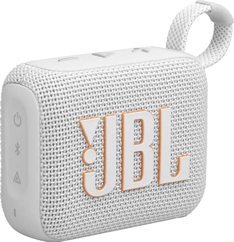 Jbl Go Portable Bluetooth Speaker White Jblgo Whtam Best Buy