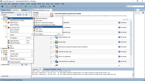 Creating First Oracle Adf Application