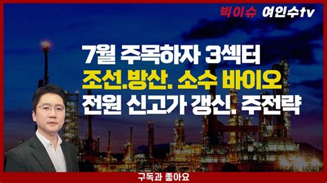 최근 시장 조정 3가지 사유 약세장에 신고가낸 소수섹터 실전배치 준비된 조선방산 소수바이오 중요전망 화장품전력기기 자동차주 전망도 참조 Youtube