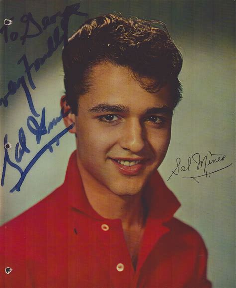 Sal Mineo Inscribed Printed Photograph Signed In Ink Historyforsale