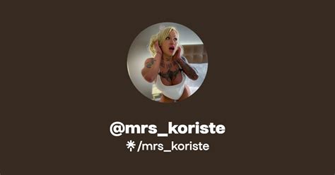 Mrskoriste Onlyfans Official Exclusive Content And Account Linktree