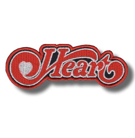 Heart Embroidered Patch 10x4 Cm Patch