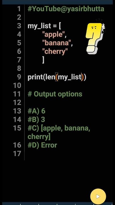 python quiz 26 list quiz can you guess the output of this python