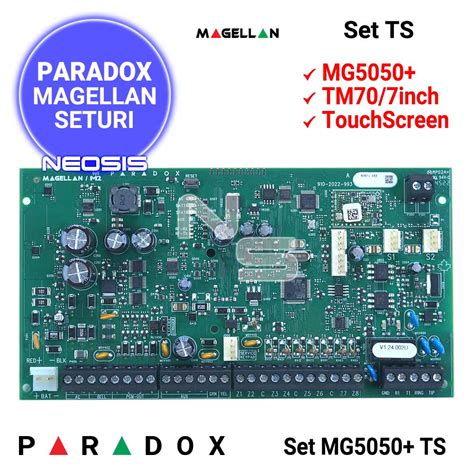 centrala alarma paradox mg5050 si touchscreen tm70 neosis ro