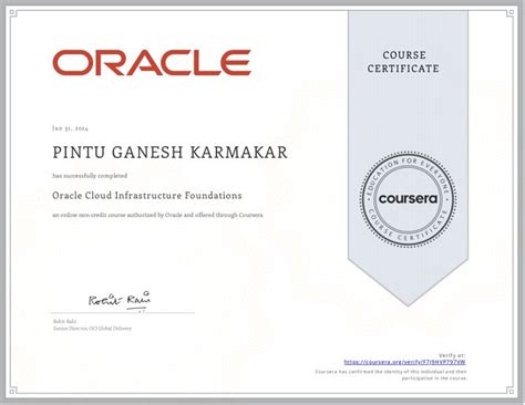 Pintu Ganesh Karmakar On Linkedin Oraclecloud Oraclecertified Oraclecloudinfrastructure