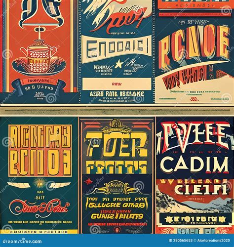 1787 Vintage Retro Posters A Retro And Vintage Inspired Background