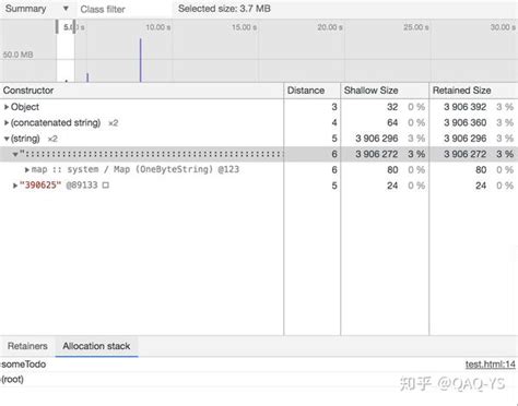 使用 Chrome Devtools Memory 面板 知乎